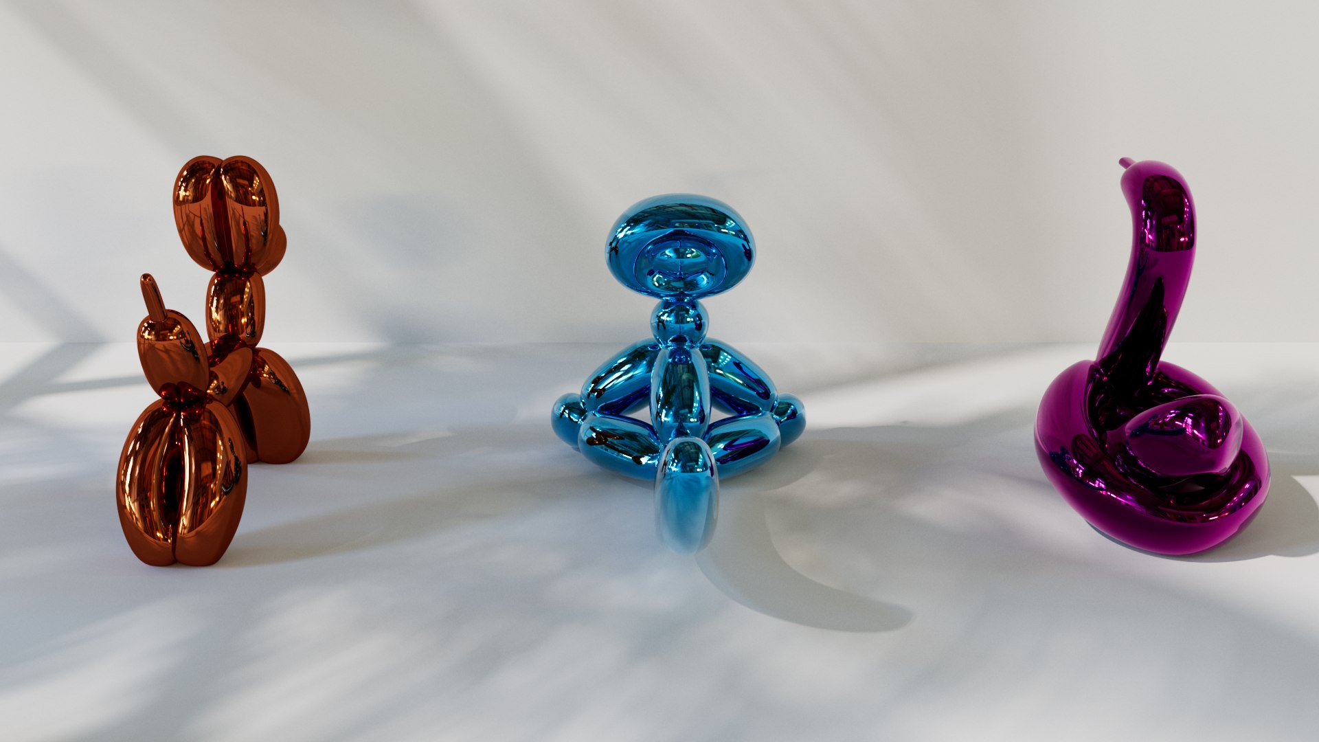 3D Model JEFF KOONS ANIMALS - TurboSquid 2183726