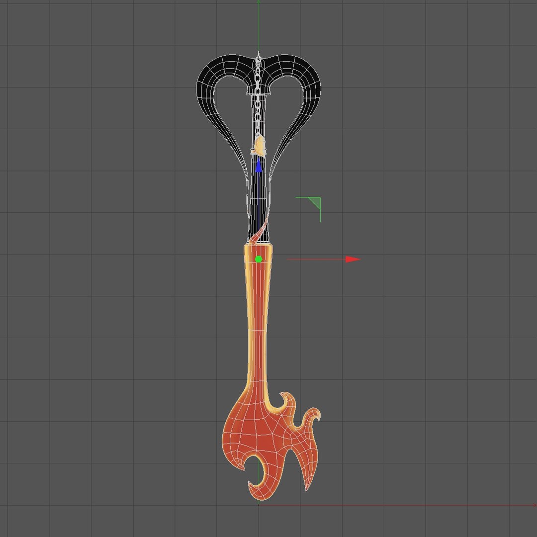 3d Keyblade Key Blade Model