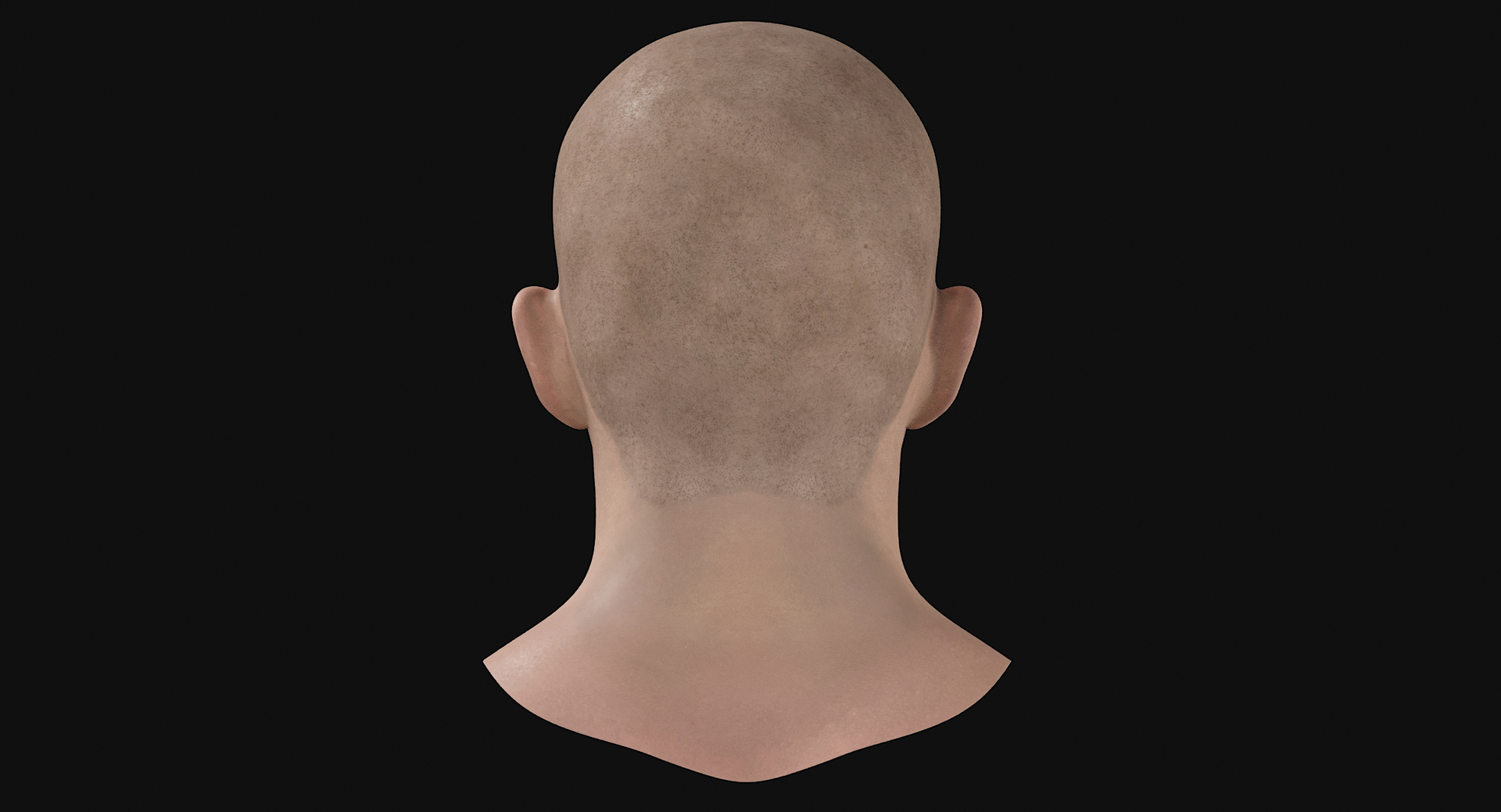 3D male police head - TurboSquid 1392821