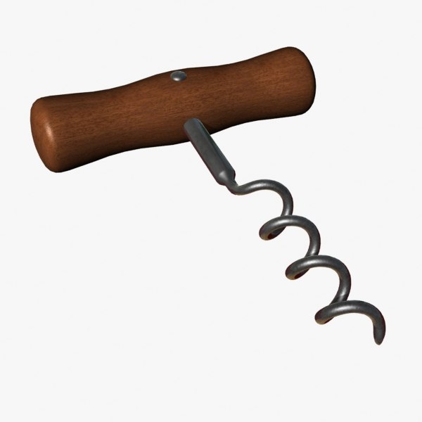 3d corkscrew model