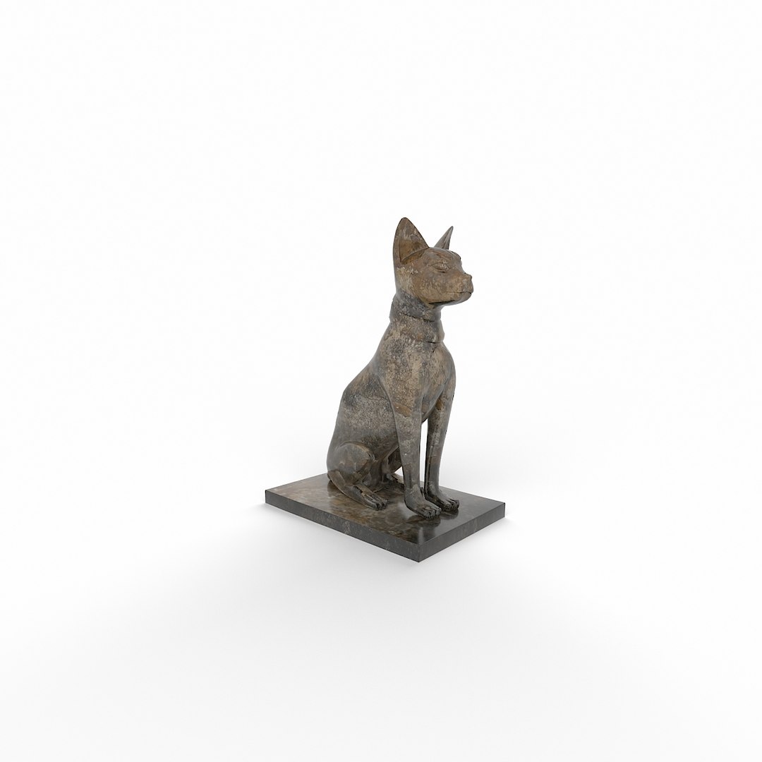 3d decorative dog sculpture model