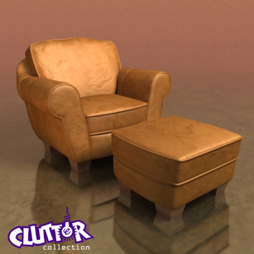 Reading Chair 3d Model