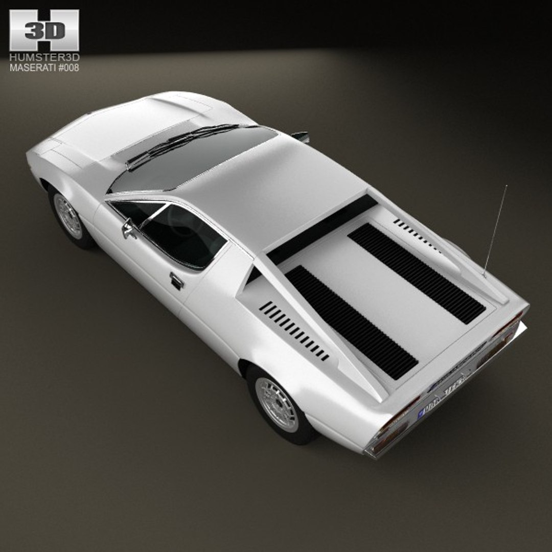 3d Model Maserati Merak 1972