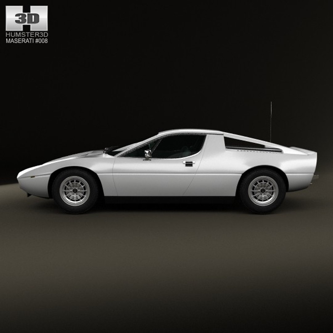 3d Model Maserati Merak 1972