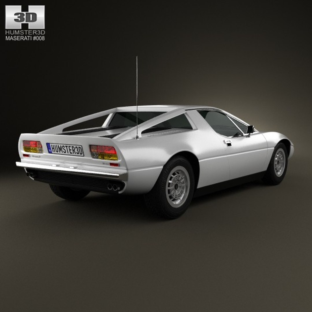 3d Model Maserati Merak 1972