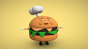 Burger STL Models for Download | TurboSquid