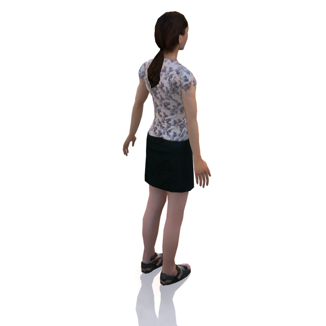 Human Character Female 3d Model