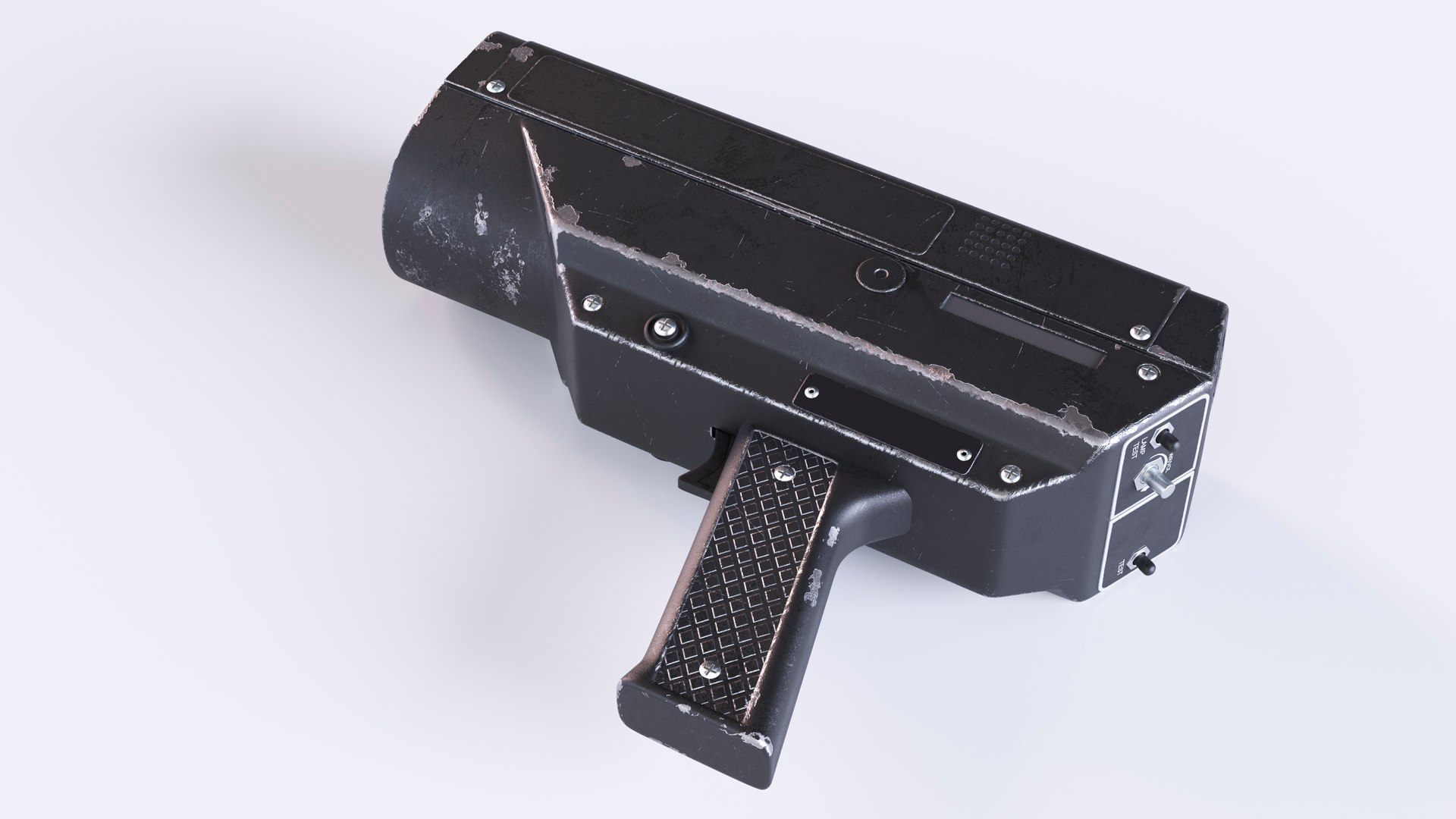 3D Model Radar Velocity Gun Black - TurboSquid 2149909