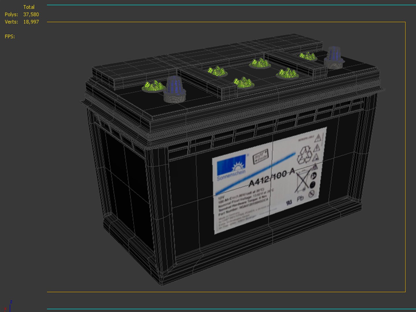 3D Lead-acid Battery Storage Lithium - TurboSquid 1654028