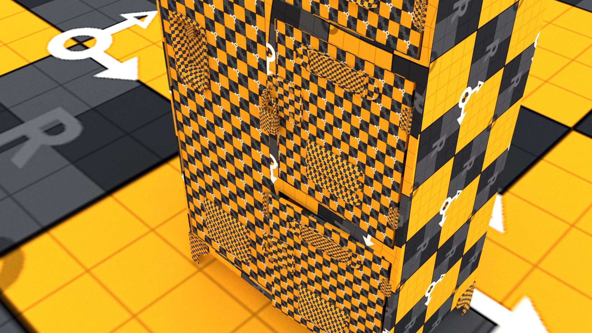 3D Laos Game Locker Model - TurboSquid 2039766
