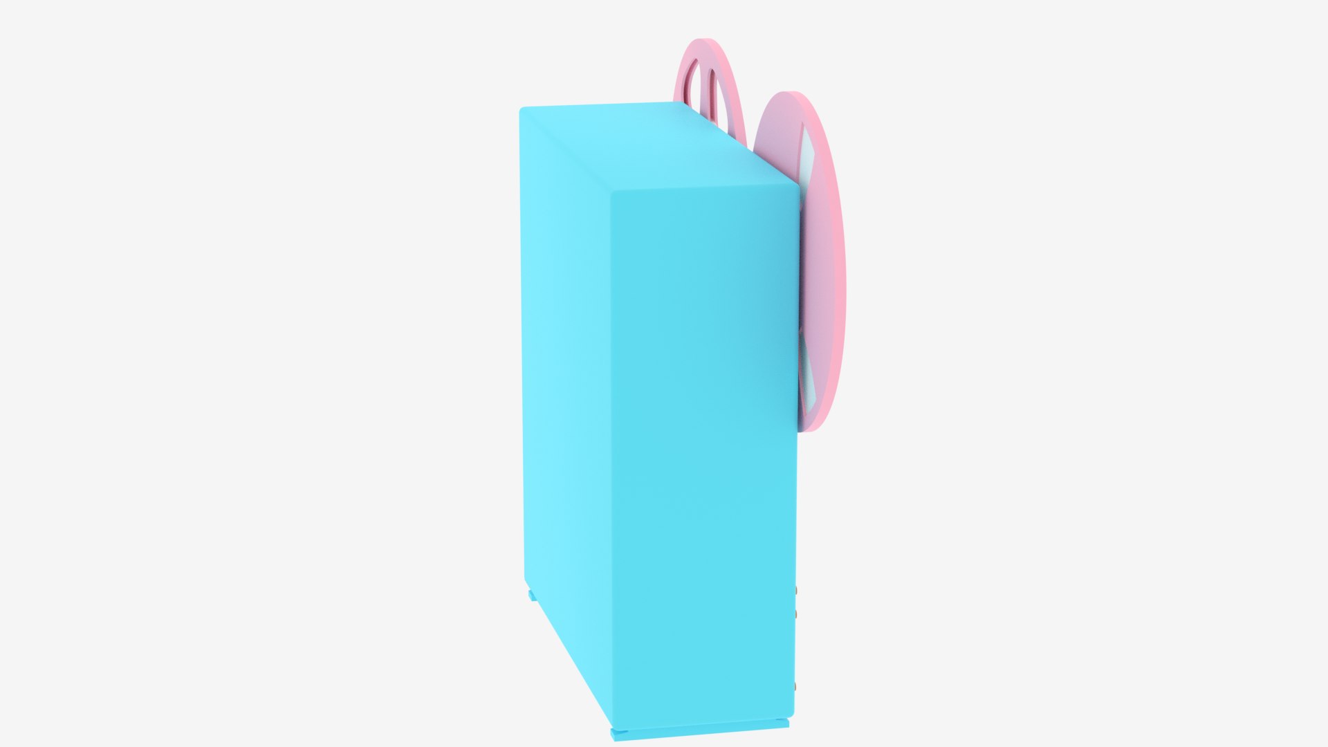 Cartoon Reel To Reel Tape Recorder Teac 32 2B 3D - TurboSquid 2140035