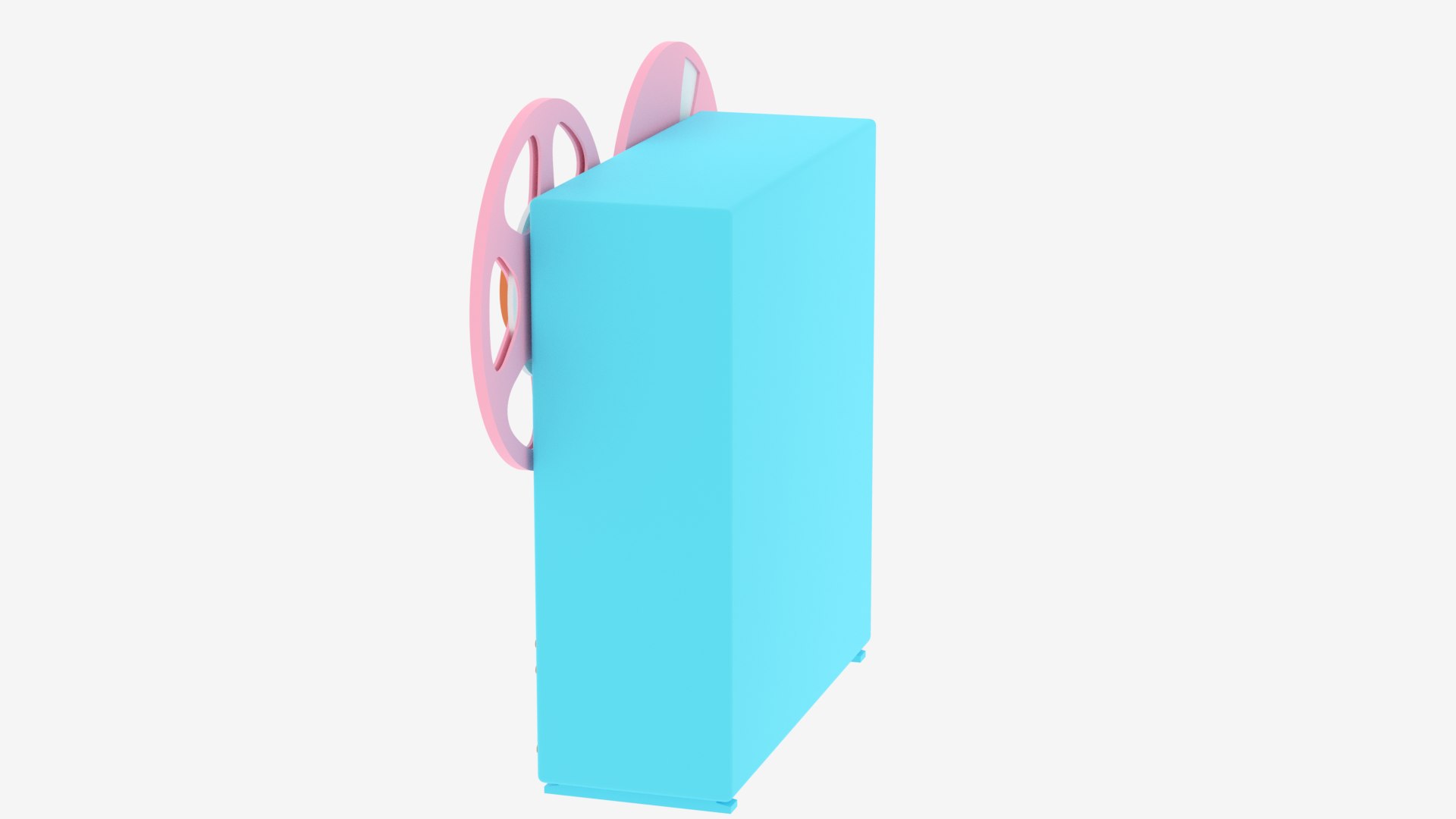 Cartoon Reel To Reel Tape Recorder Teac 32 2B 3D - TurboSquid 2140035