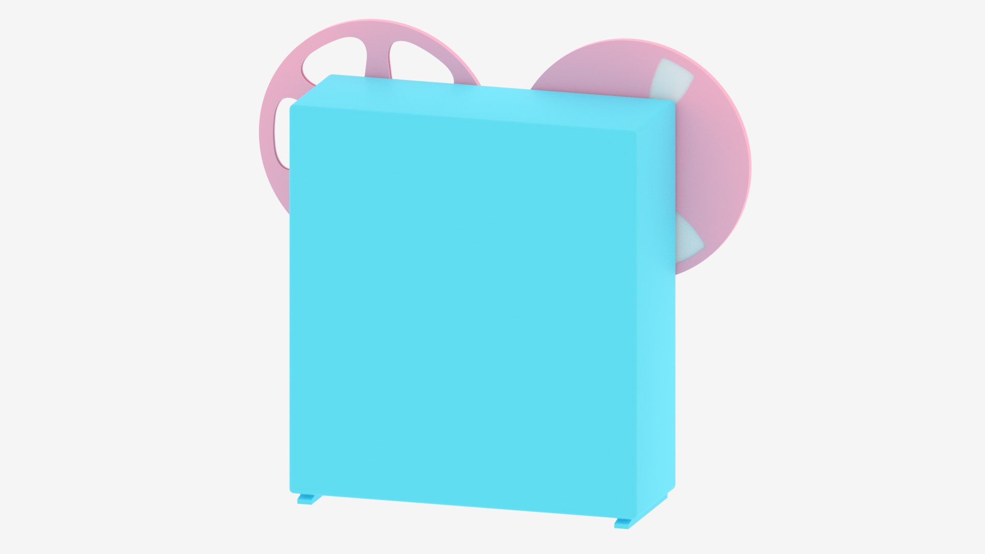 Cartoon Reel To Reel Tape Recorder Teac 32 2B 3D - TurboSquid 2140035