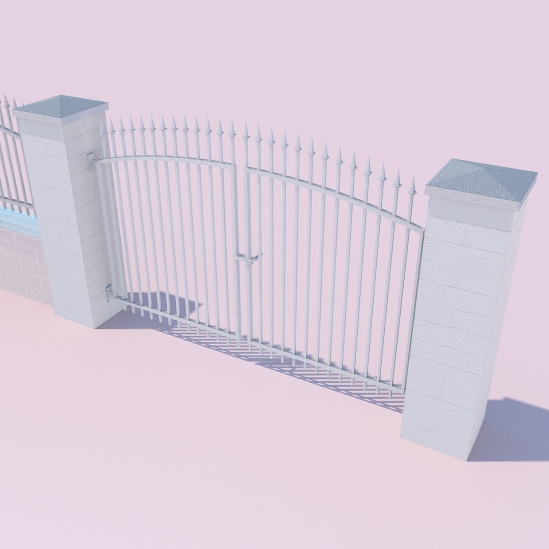 Ready Fence Gate 3d Model