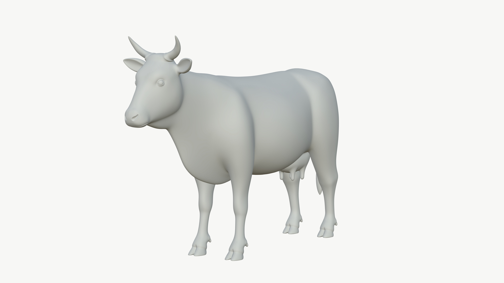 Realistic Cow Low Poly 3D Model - TurboSquid 2098061