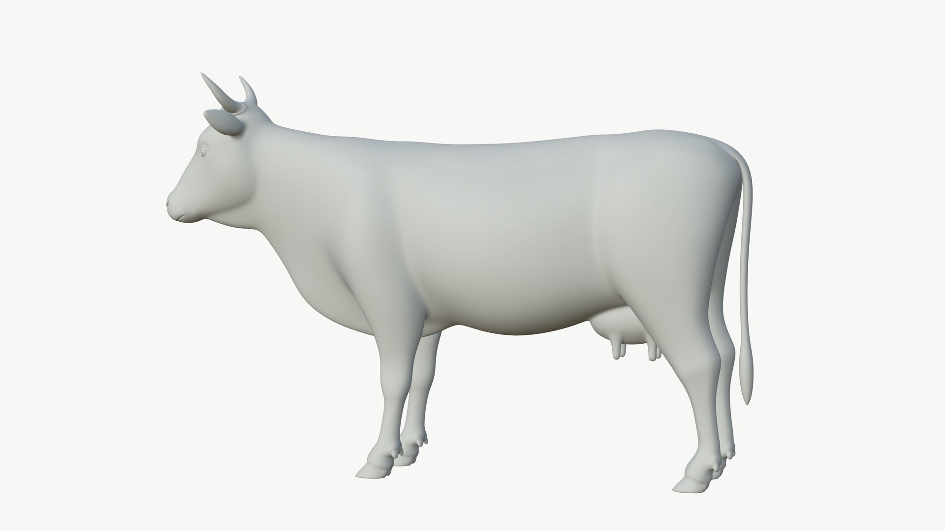 Realistic Cow Low Poly 3D Model - TurboSquid 2098061