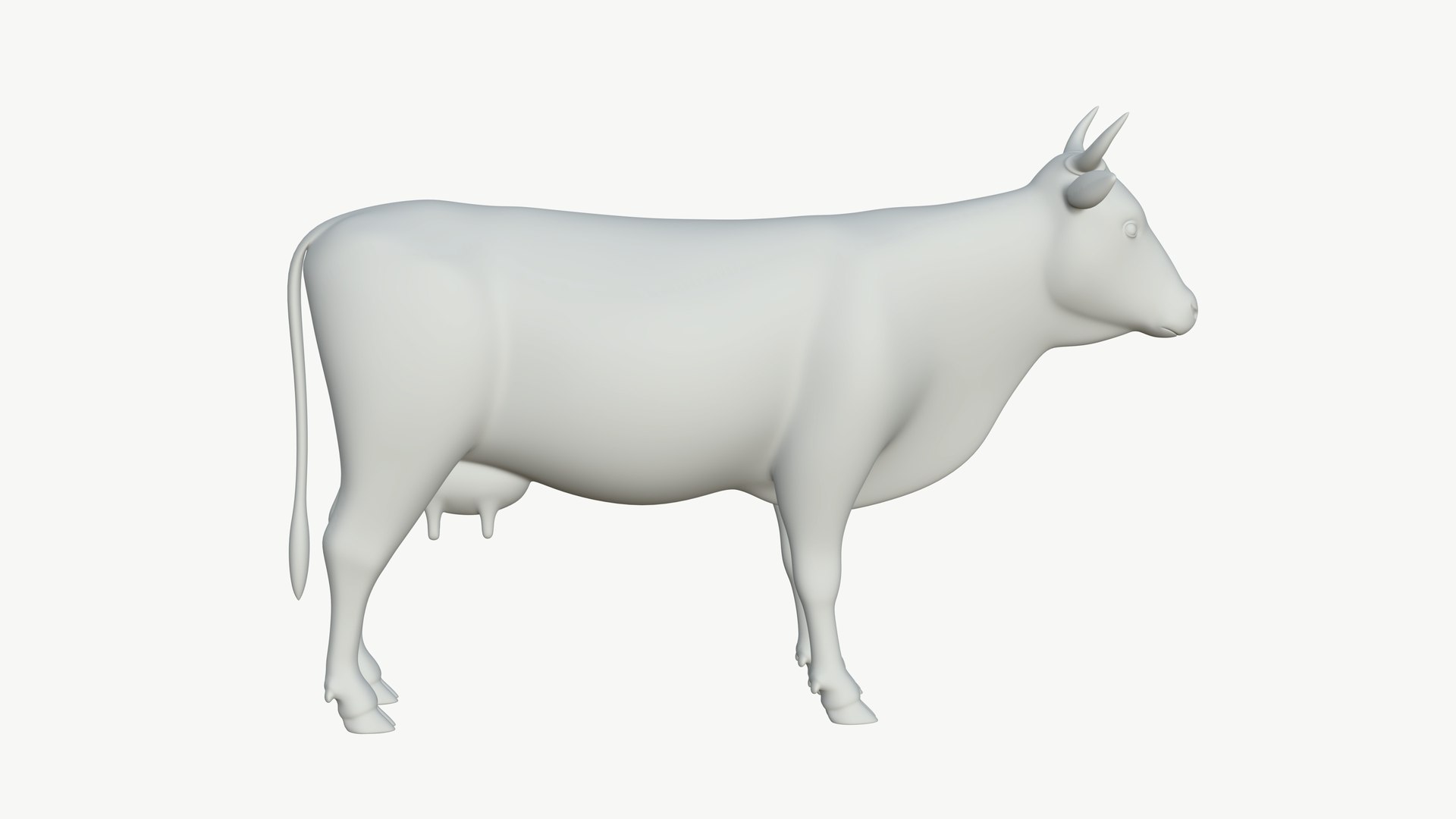 Realistic Cow Low Poly 3D Model - TurboSquid 2098061
