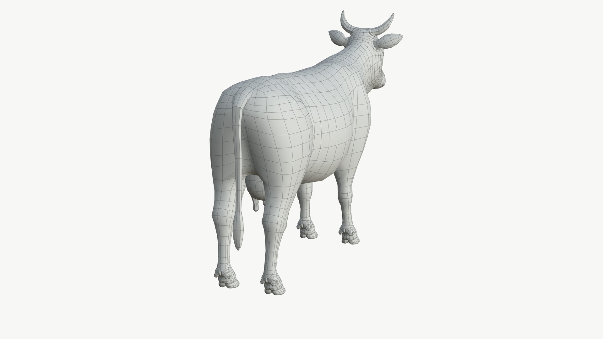 Realistic Cow Low Poly 3D Model - TurboSquid 2098061