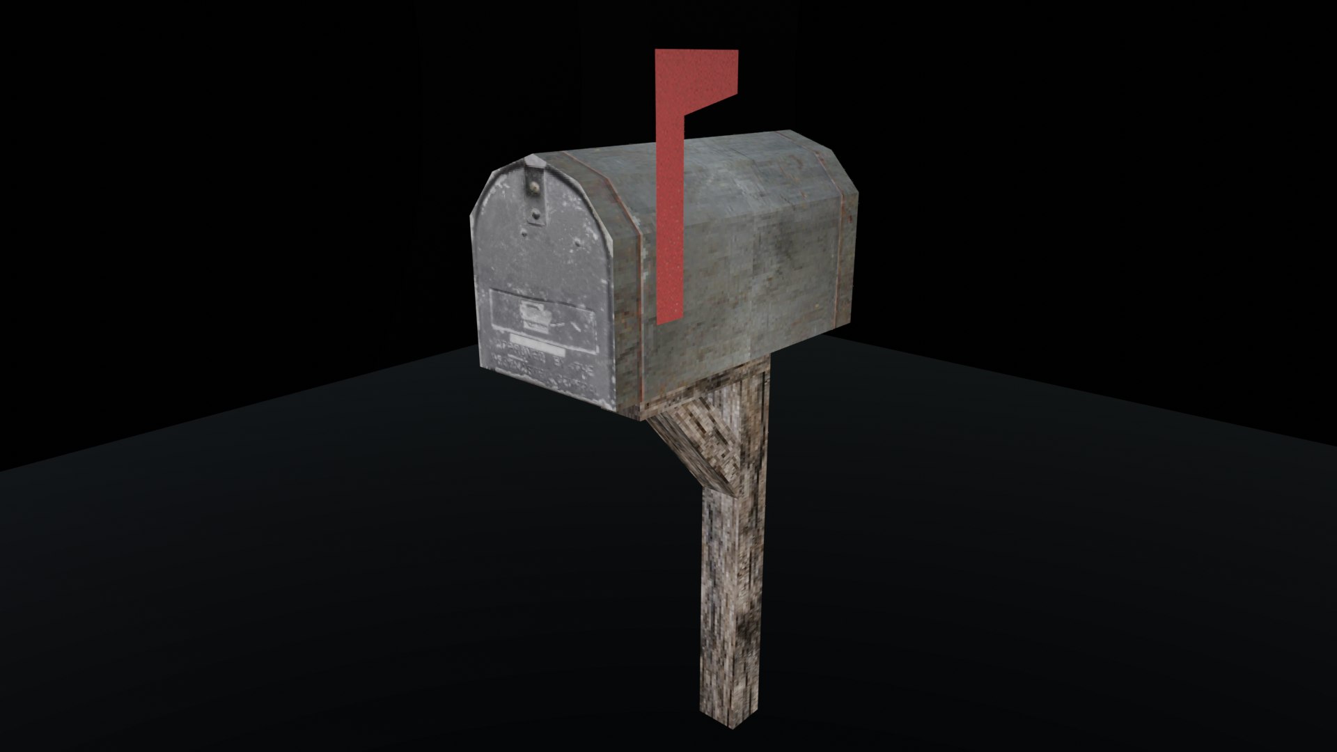 3D LETTER BOX - LOW POLY - PS1 RETRO STYLE - TurboSquid 2305867
