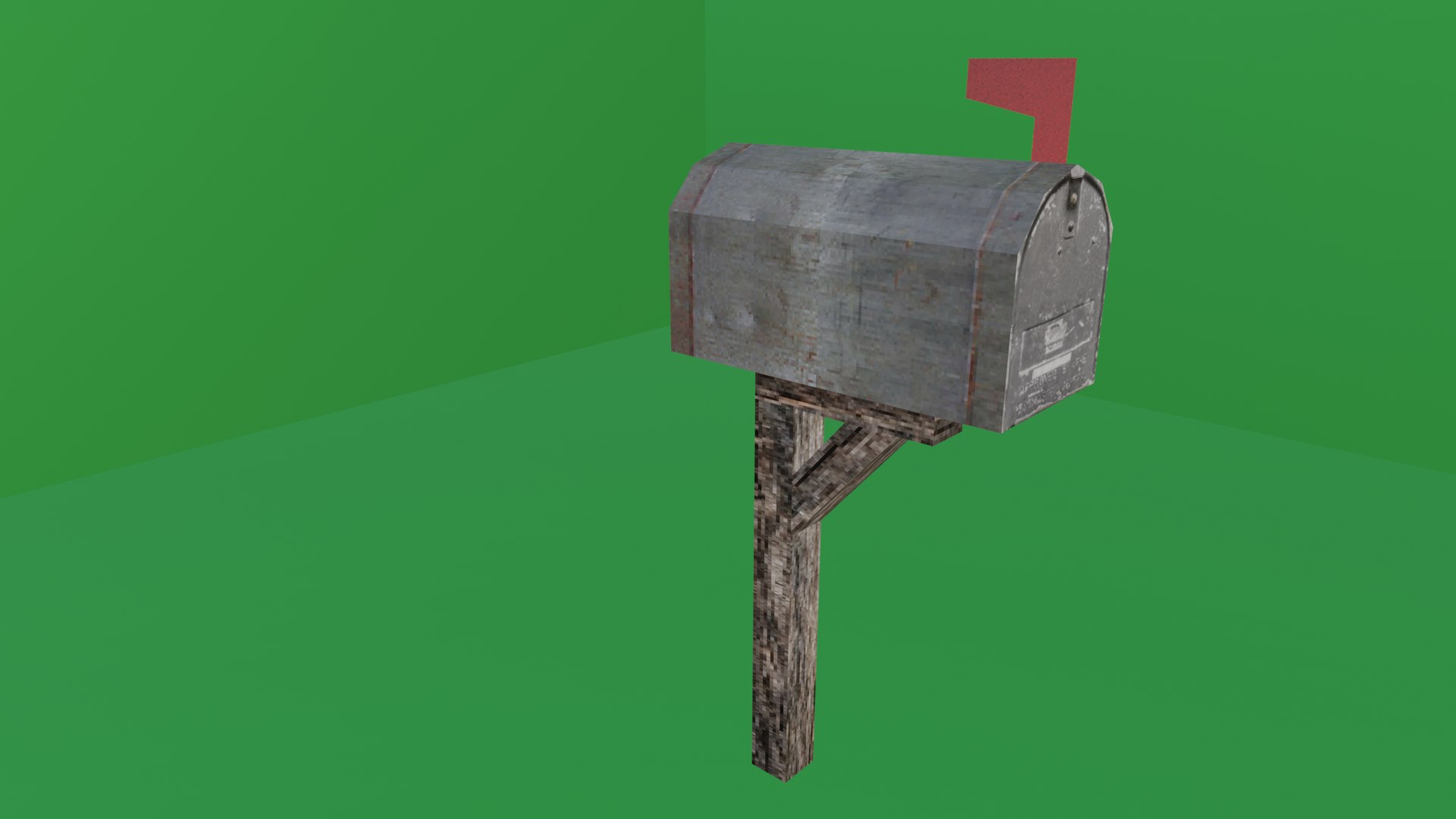 3D LETTER BOX - LOW POLY - PS1 RETRO STYLE - TurboSquid 2305867