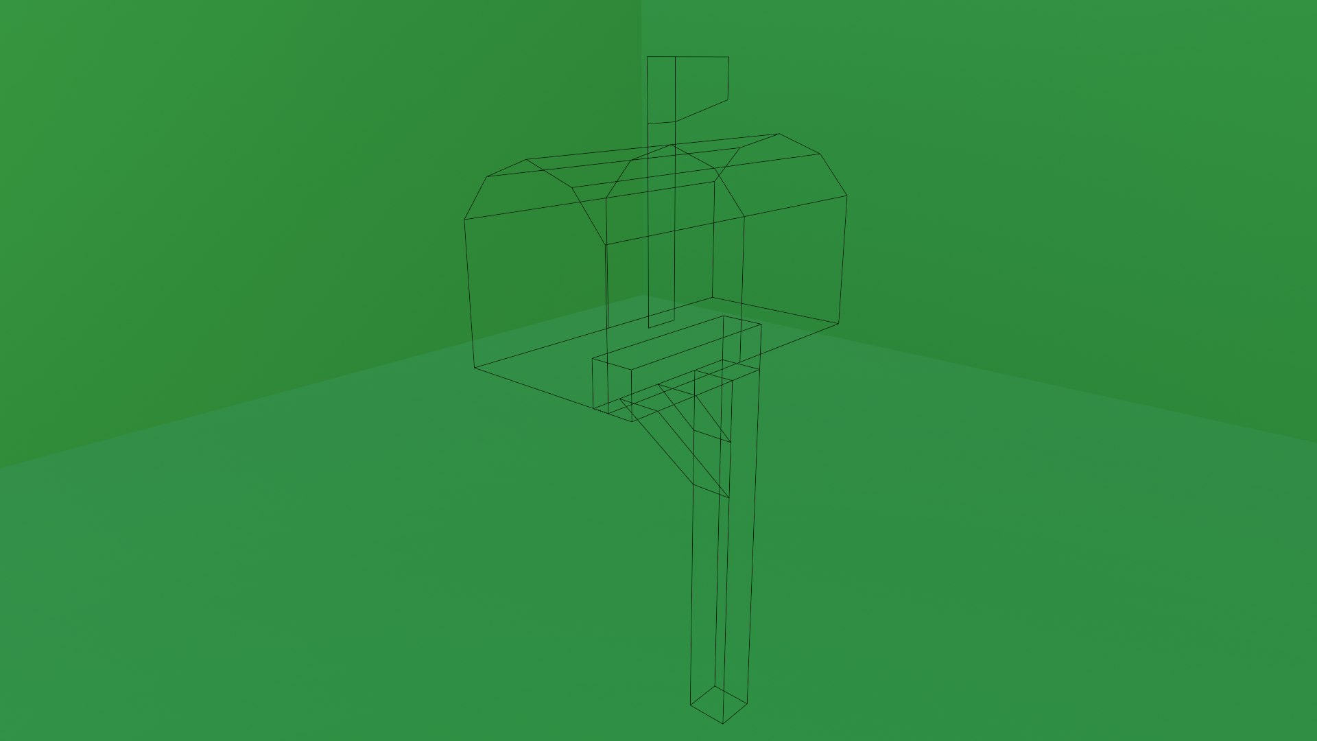 3D LETTER BOX - LOW POLY - PS1 RETRO STYLE - TurboSquid 2305867
