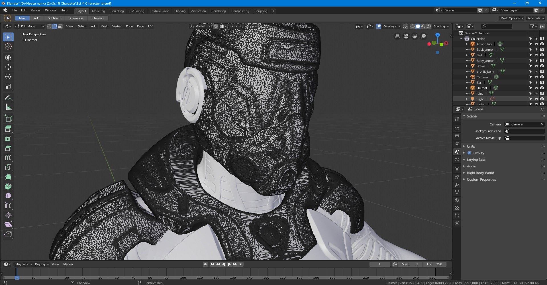 Character Exo Suit Model - TurboSquid 1378753
