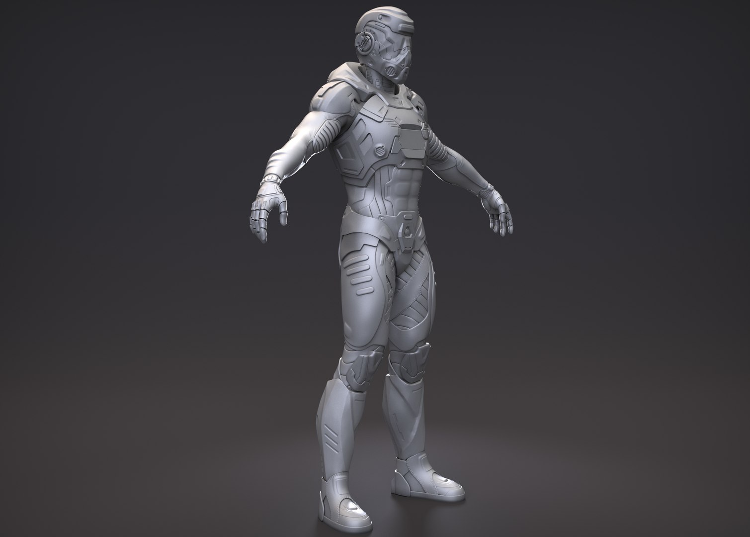Character Exo Suit Model - TurboSquid 1378753