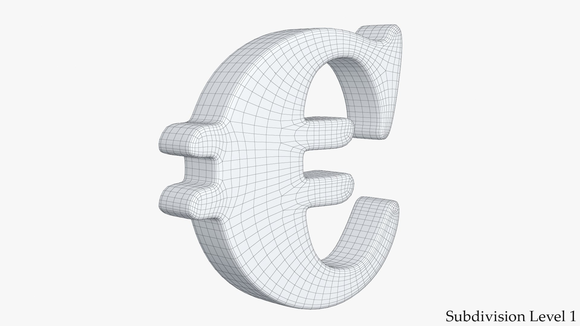Euro Sign 3D Model - TurboSquid 1499912