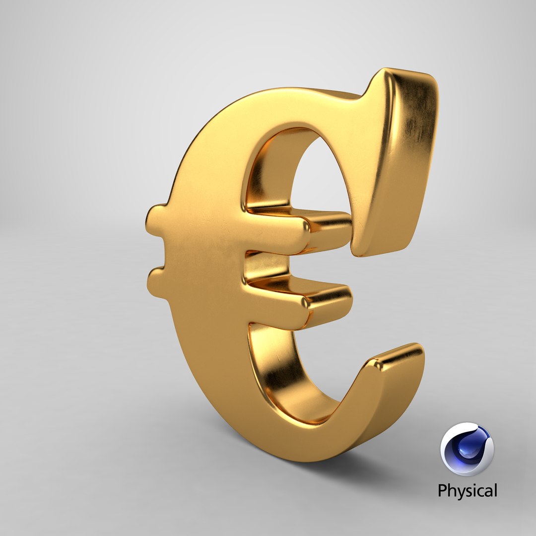 Euro Sign 3D Model - TurboSquid 1499912