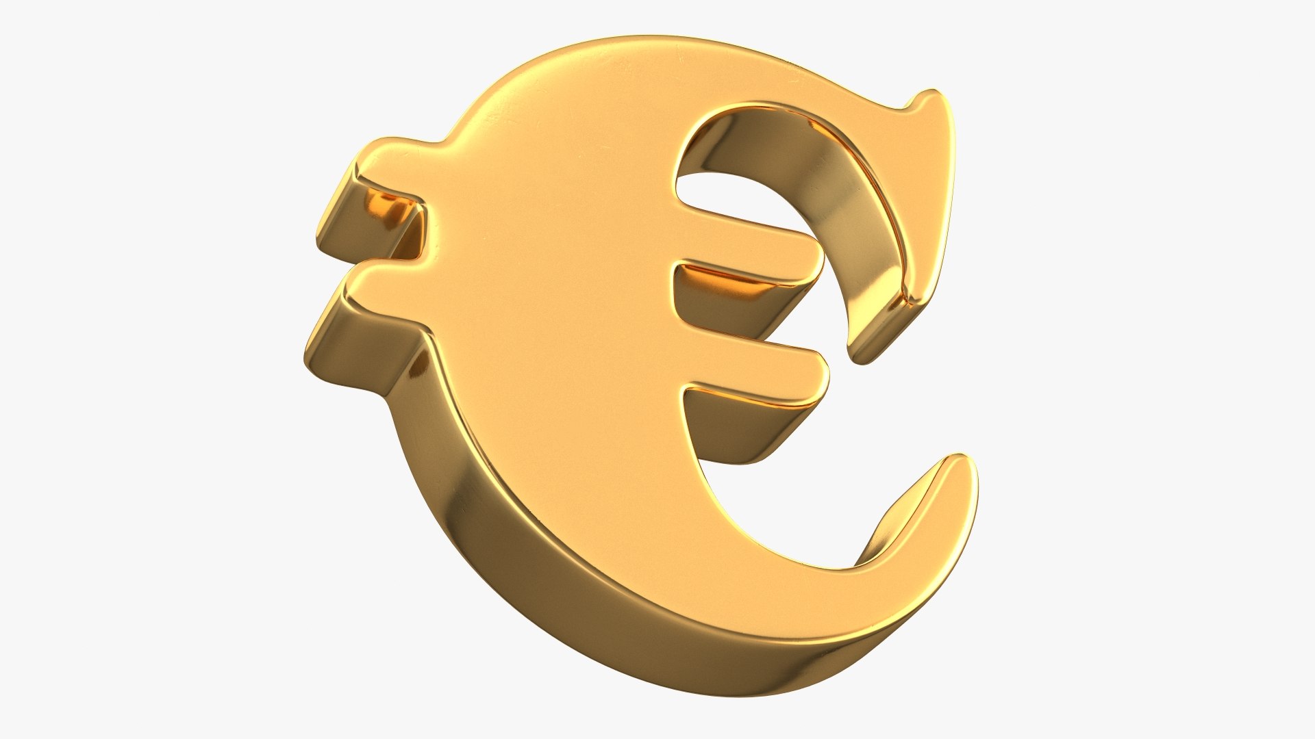 Euro Sign 3D Model - TurboSquid 1499912