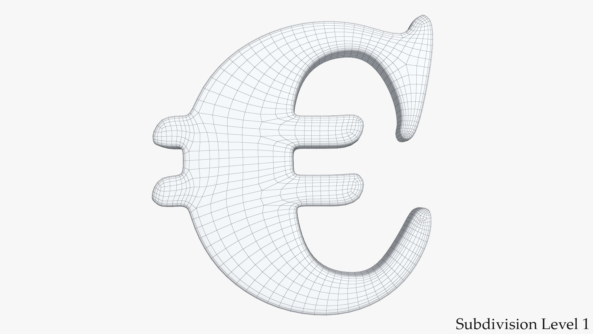 Euro Sign 3D Model - TurboSquid 1499912