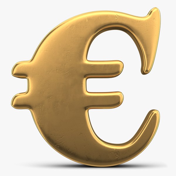 Euro sign 3D model - TurboSquid 1499912