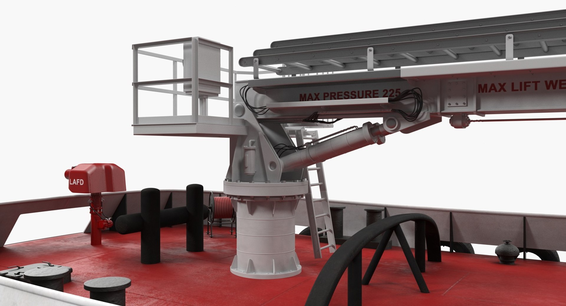 Los angeles fireboat rigged 3D model - TurboSquid 1297537