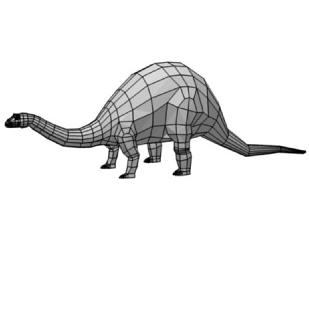 Brontosaurus 3d Model