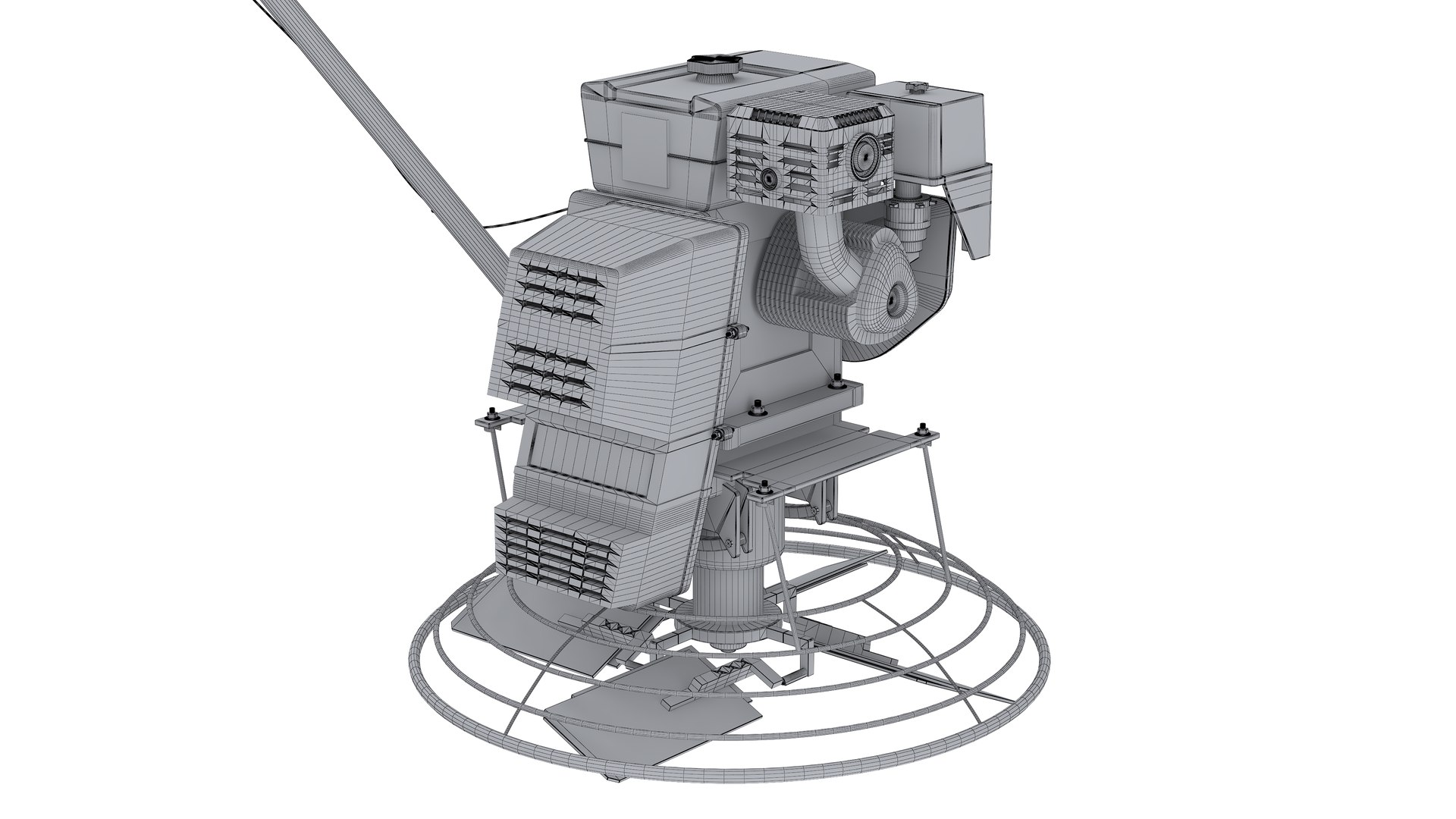 Power Trowel Machine 3D - TurboSquid 2338792