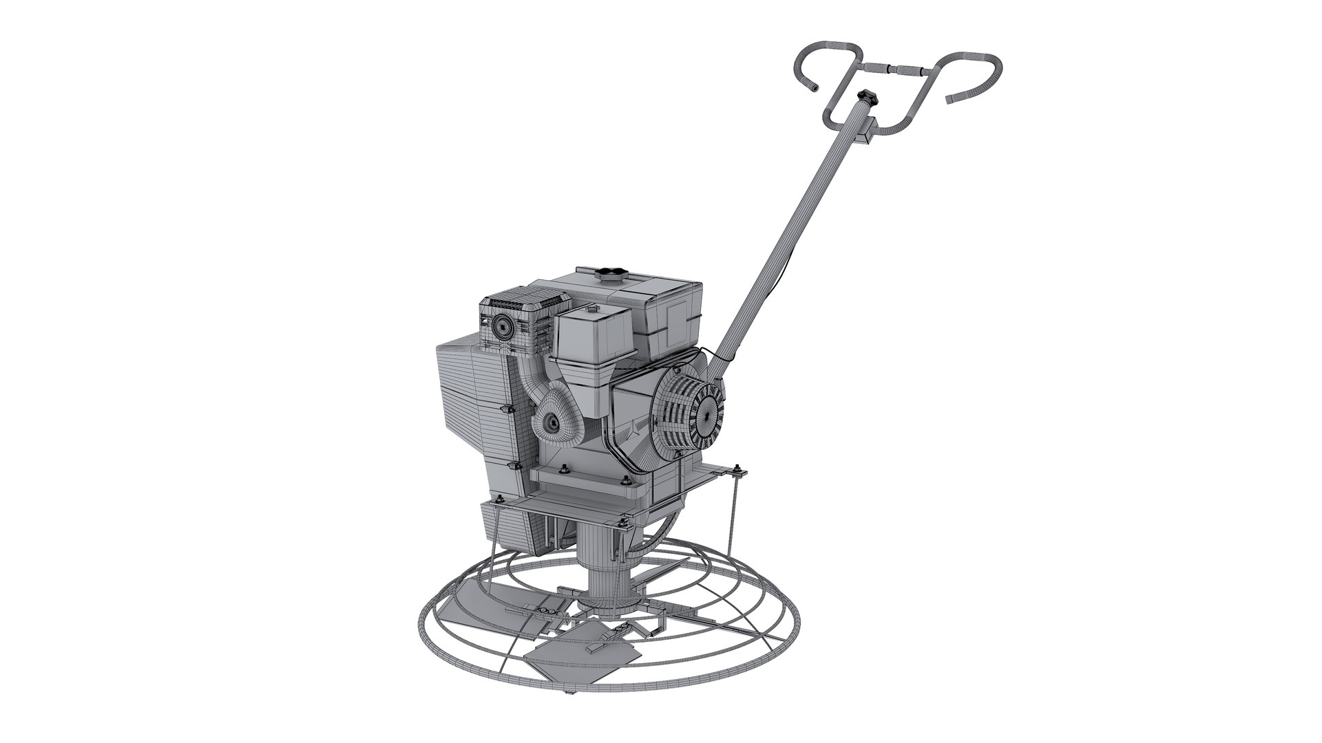 Power Trowel Machine 3D - TurboSquid 2338792