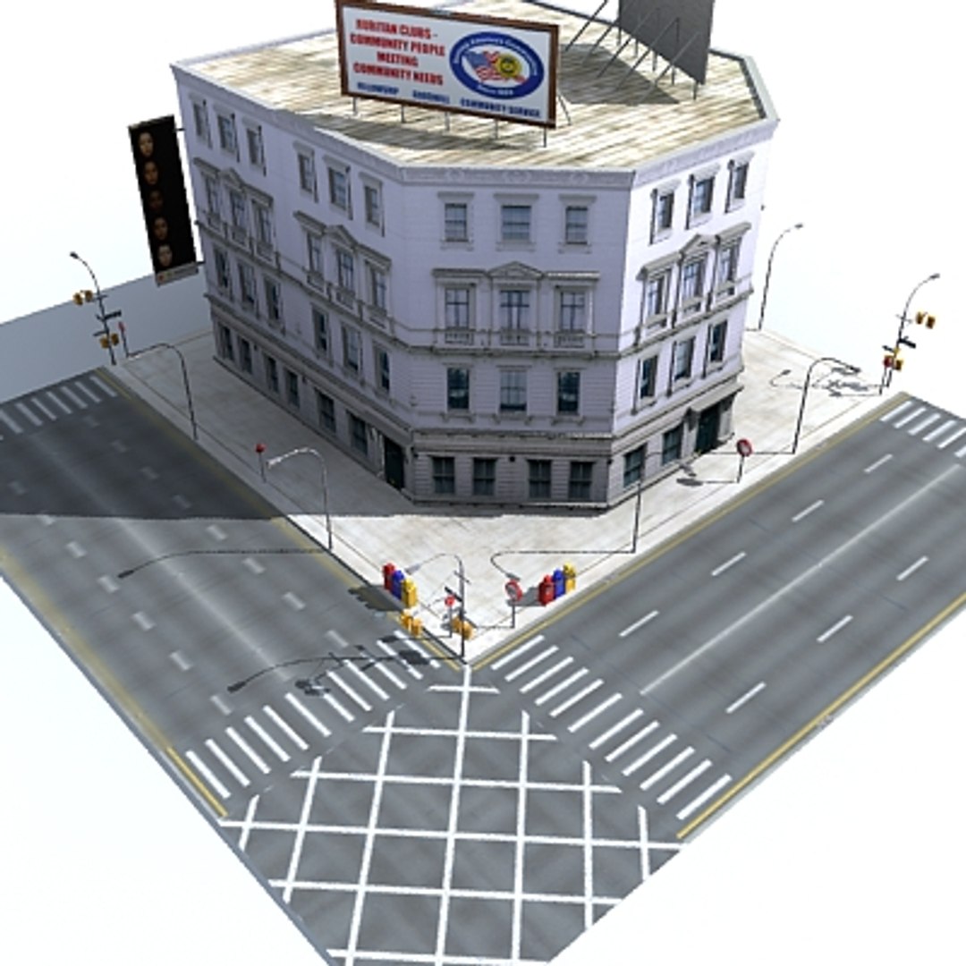 city street 3d 3ds