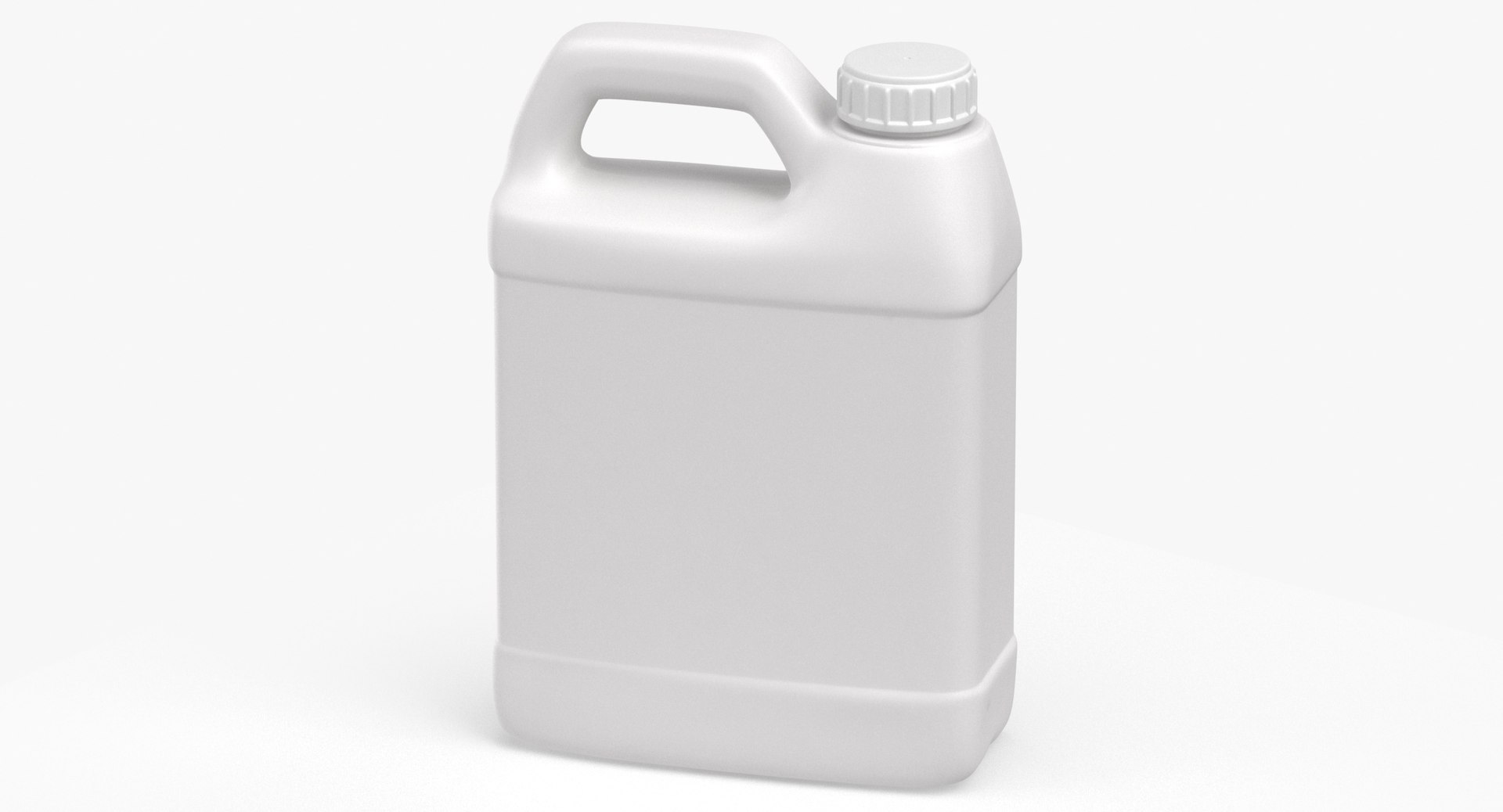 Plastic F Style Bottle 32oz With Ribbed Plastic Buttress Cap 01 3D ...