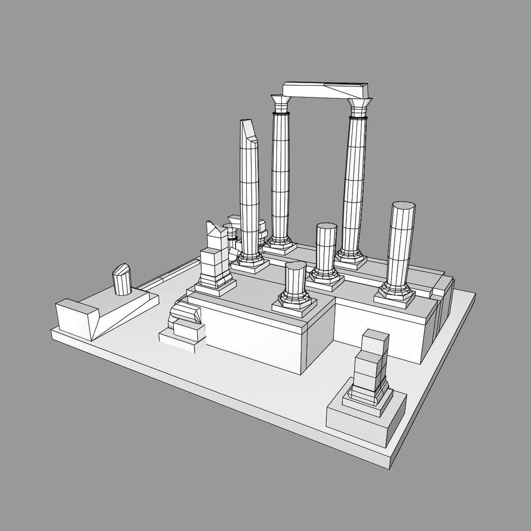 3d Model Ammanruins