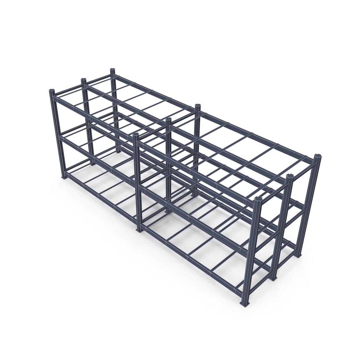 Industrial Shelf 3D Model - TurboSquid 2162624
