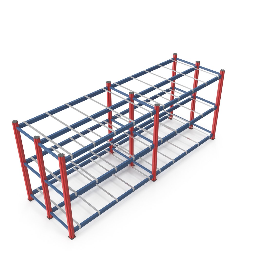 Industrial Shelf 3D Model - TurboSquid 2162624