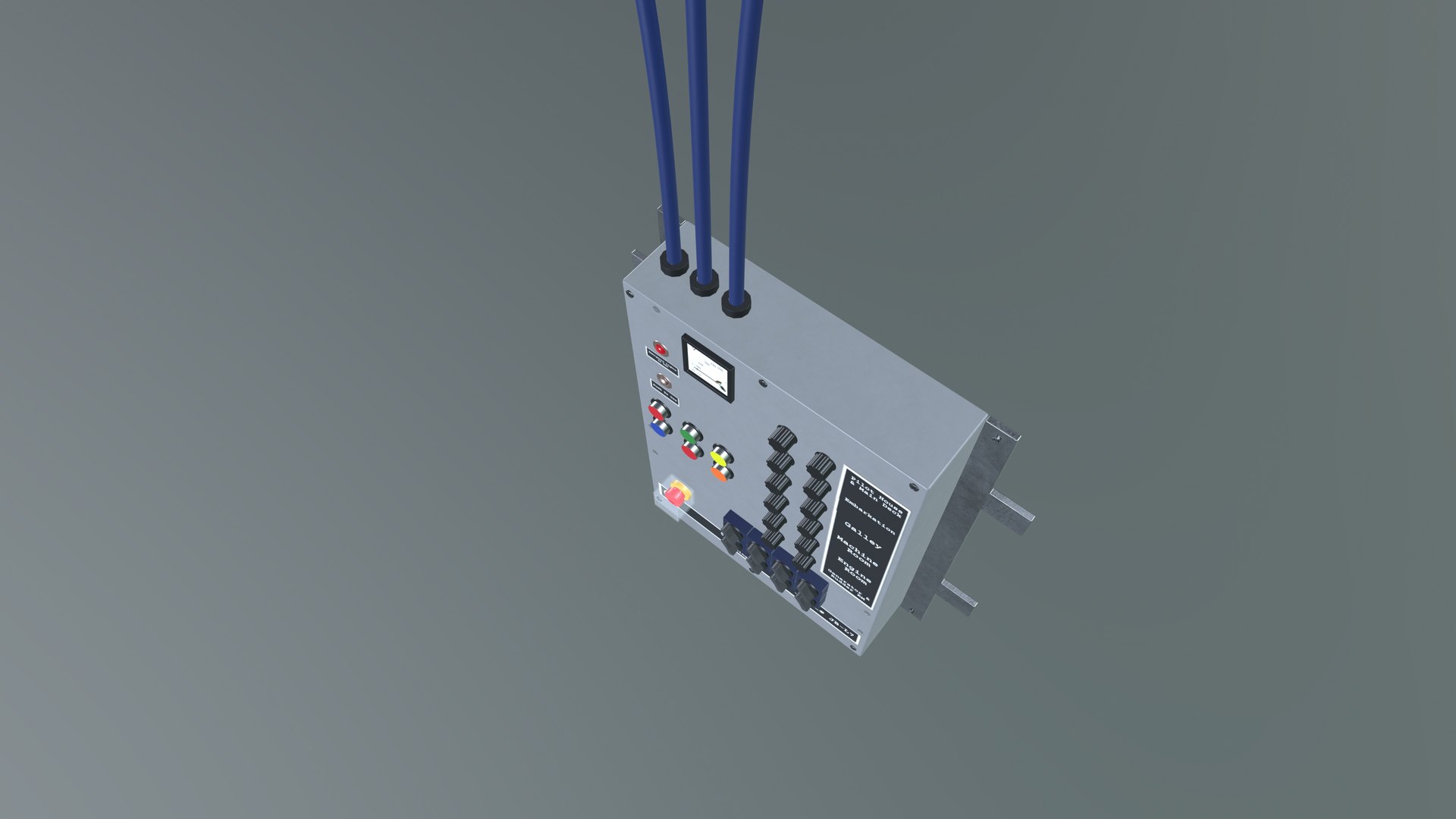 Emergency Switch Panel 3D Model - TurboSquid 2258248