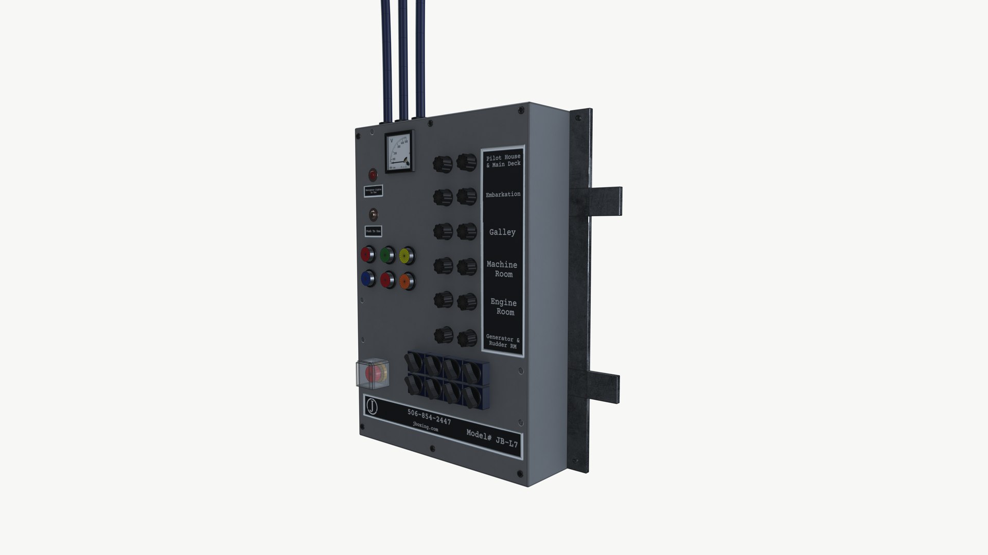 Emergency Switch Panel 3D Model - TurboSquid 2258248
