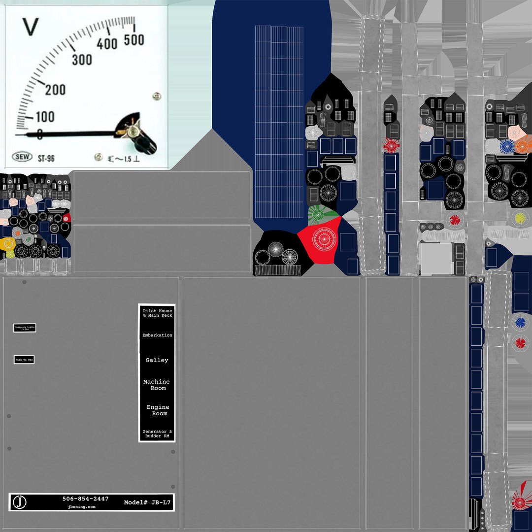 Emergency Switch Panel 3D Model - TurboSquid 2258248