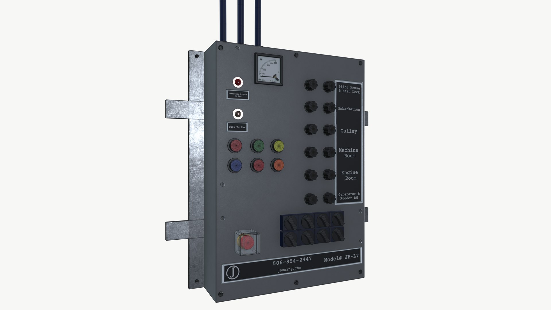 Emergency Switch Panel 3D Model - TurboSquid 2258248