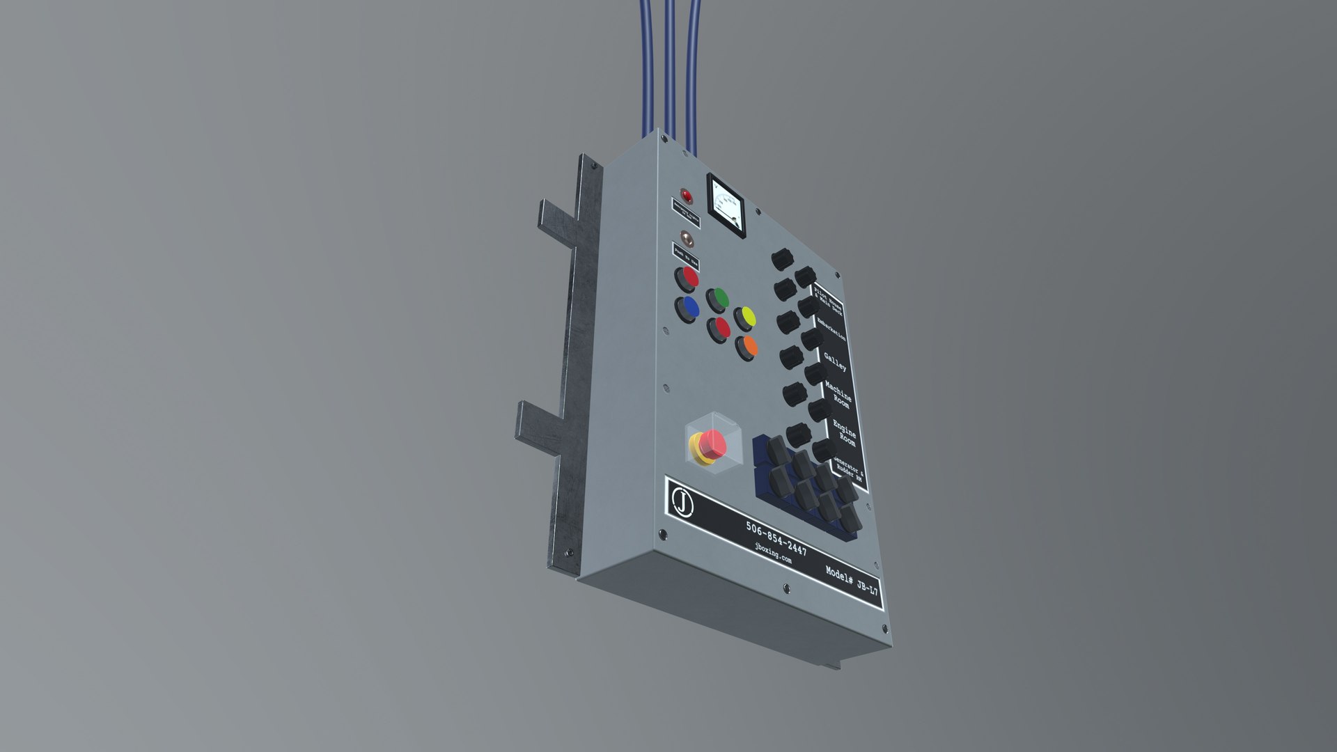 Emergency Switch Panel 3D Model - TurboSquid 2258248