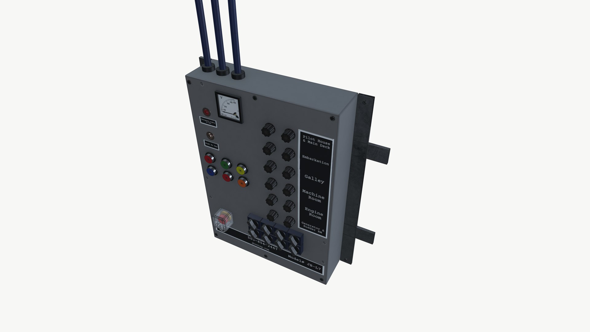 Emergency Switch Panel 3D Model - TurboSquid 2258248