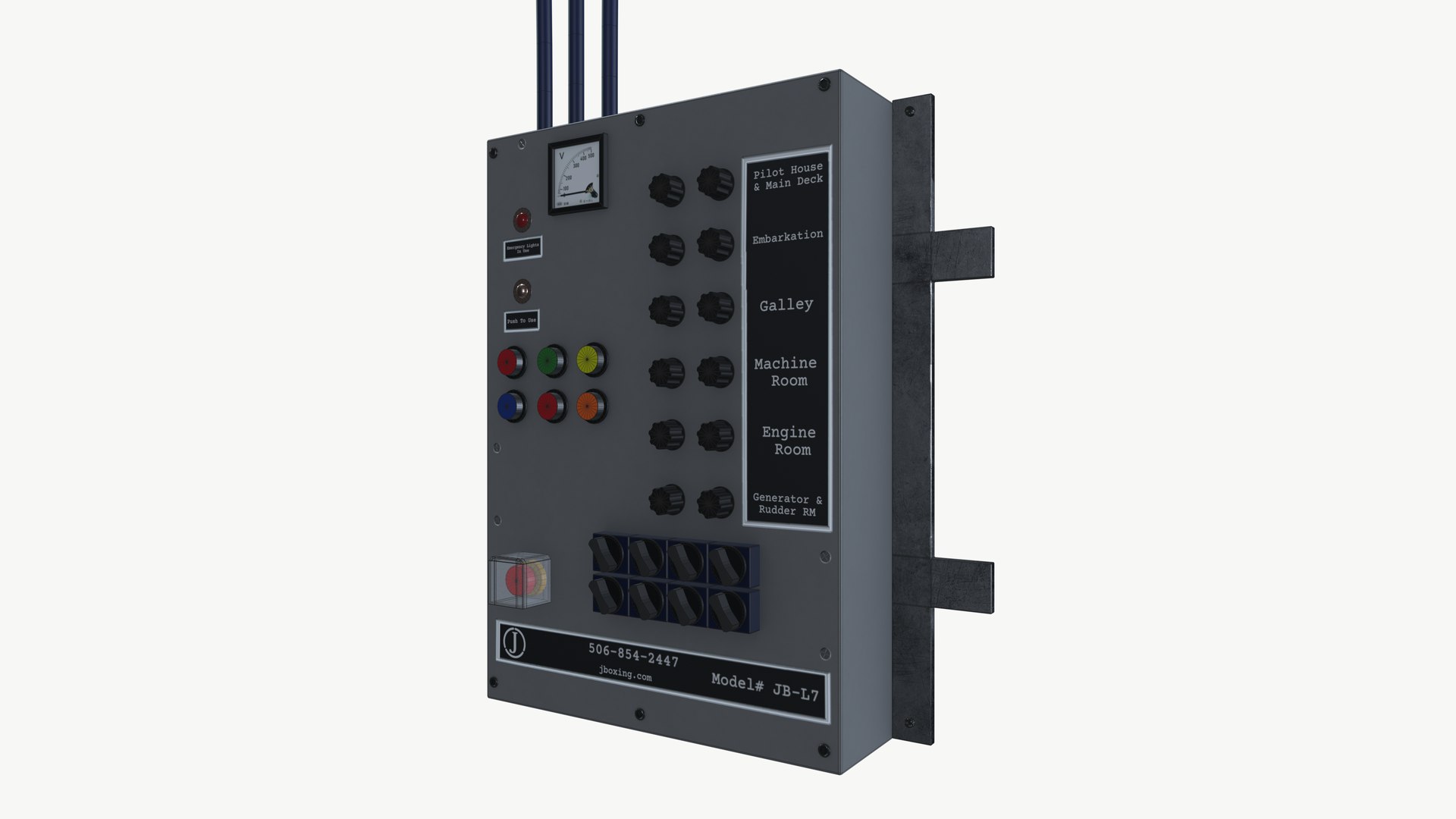 Emergency Switch Panel 3D Model - TurboSquid 2258248
