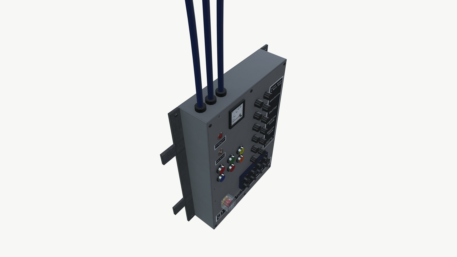 Emergency Switch Panel 3D Model - TurboSquid 2258248
