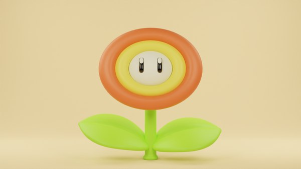 modelo 3d Fire Flower - TurboSquid 2060716